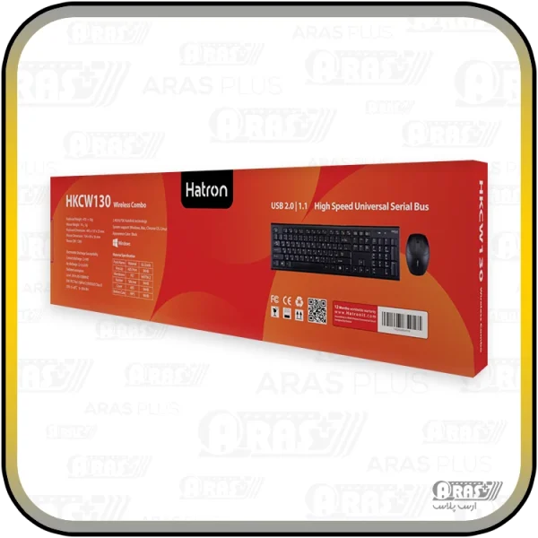 ست موس و کیبورد بی سیم هترون مدل HKCW130 - ارس پلاس | فروشگاه اینترنتی لوازم جانبی کامپیوتر ...